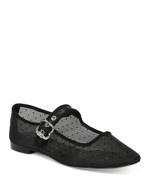 Sam Edelman Michaela Mesh Flats - Black