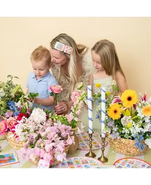 JOLLITY & CO In Bloom Floral Bag Charms - Strawberry