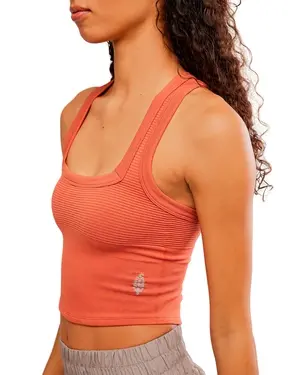 Free People Free Throw New Heights Tank Top - Fired Clay