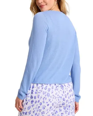 Tommy Bahama Adeline Flyaway Cardigan - Grape Pool