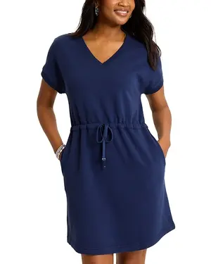 Tommy Bahama Marina Del Mar V Neck Dress - Coastline