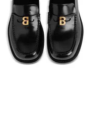 Balenciaga Shiny Penny Loafers