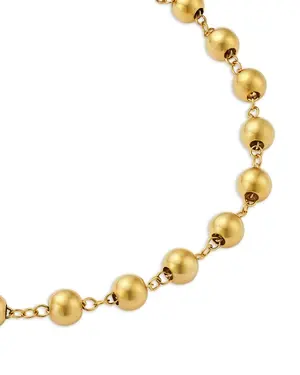 Bloomingdale'S 14k Yellow Bead Link Bracelet