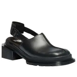 Dr. Martens Maybole Square Toe Leather Mules