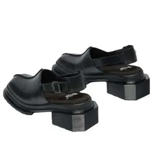 Dr. Martens Maybole Square Toe Leather Mules