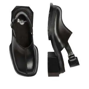 Dr. Martens Maybole Square Toe Leather Mules