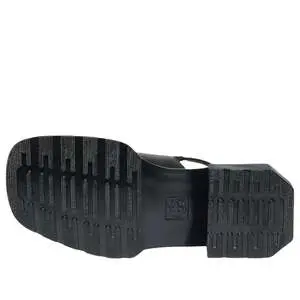 Dr. Martens Maybole Square Toe Leather Mules