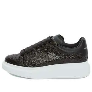 Alexander McQueen Alexander McQueen Oversized Glitter Sneakers Black