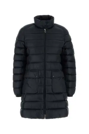 Moncler Navy Nylon Genet Down Jacket - Blue