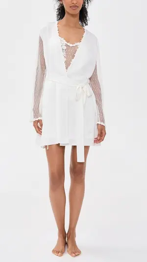 Flora Nikrooz Showstopper Charmeuse Robe