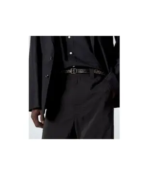 LEMAIRE Studded Leather Belt