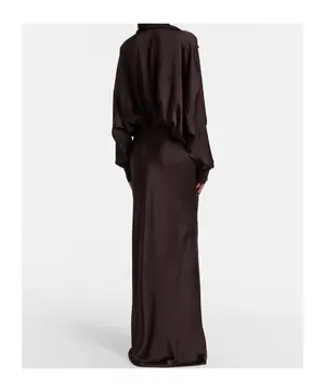 Norma Kamali Satin Gown