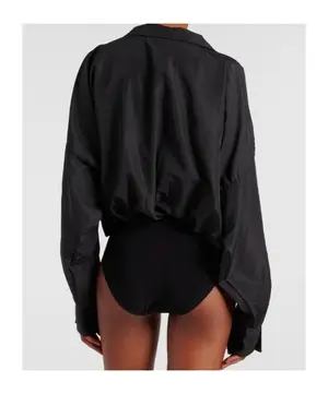 Norma Kamali Long-sleeved Jumpsuit
