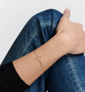 Dior Amour' Logo Chain Bracelet