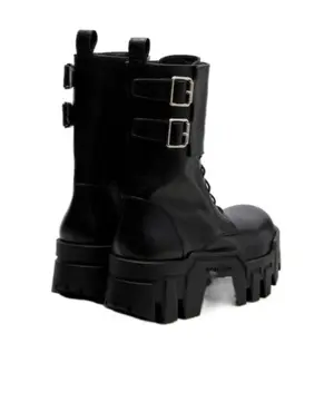 Balenciaga Platform Height-increasing Combat Boots