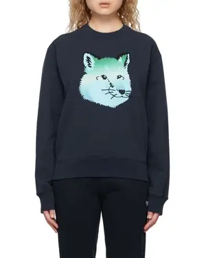 Maison Kitsuné Fox Head Print Sweatshirt