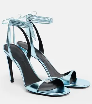 Attico Ora 95 Leather Slingback Sandals