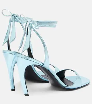 Attico Ora 95 Leather Slingback Sandals