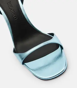 Attico Ora 95 Leather Slingback Sandals