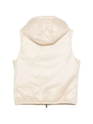 Moncler Lansette Short Down Gilet - Light Beige
