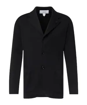 LARDINI Cotton Blazer - Black