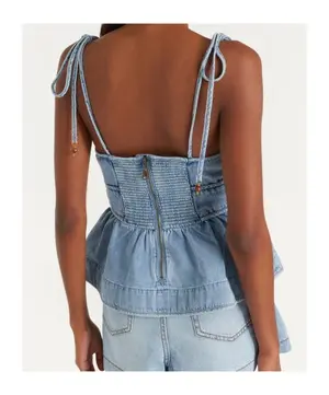 Zimmermann Wanderlust Denim Top