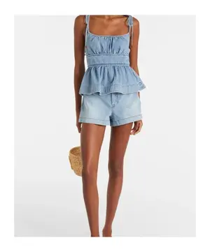 Zimmermann Wanderlust Denim Top
