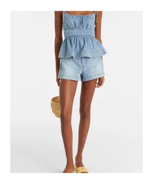 Zimmermann Wanderlust Denim Shorts