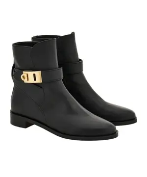 FERRAGAMO Hug Buckle Ankle Boot