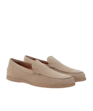 TOD'S Suede Loafers With Gommino Heel Counters