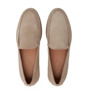 TOD'S Suede Loafers With Gommino Heel Counters