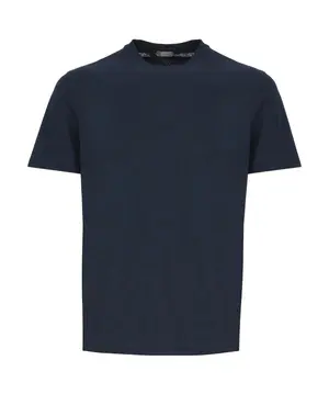 ZANONE Short-sleeved Straight-hem Crewneck T-shirt - Black