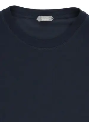 ZANONE Short-sleeved Straight-hem Crewneck T-shirt