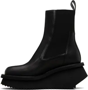 Rick Owens Chelsea Boots With Pull Tab