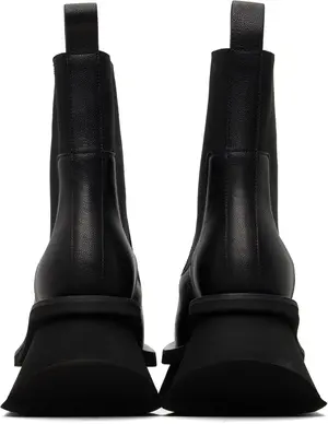 Rick Owens Chelsea Boots With Pull Tab