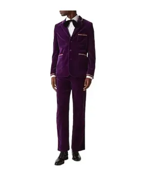 BODE Showcase Cotton Velvet Suit Jacket