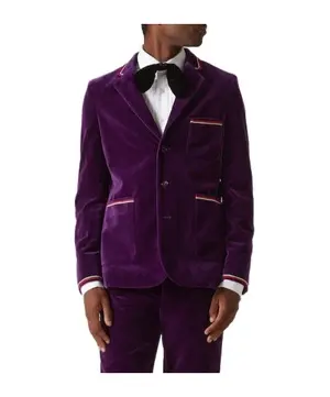 BODE Showcase Cotton Velvet Suit Jacket