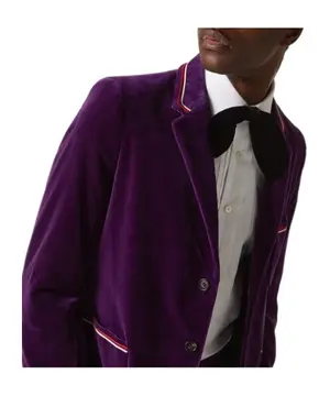 BODE Showcase Cotton Velvet Suit Jacket
