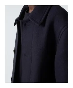Dries Van Noten Wool And Cotton Coat
