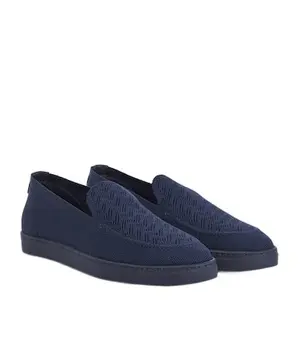 Giorgio Armani Canvas Slip-on Shoes