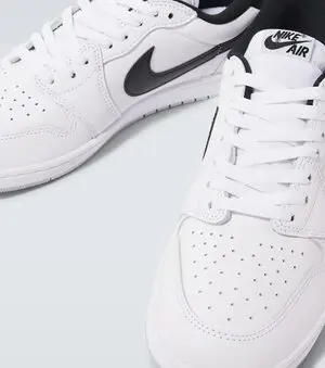 Nike Air Jordan 1 Low Leather Sneakers