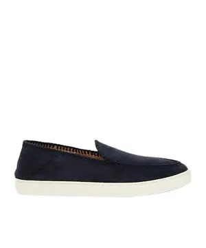 Giorgio Armani Suede Loafers - Black