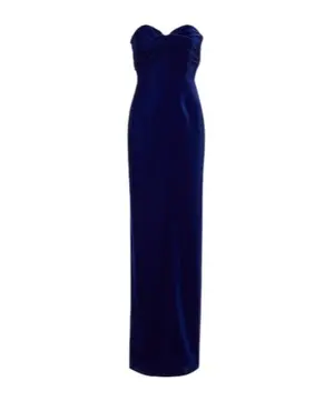 TOM FORD Strapless Gown - Blue