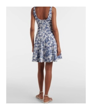 Staud Wells Floral Cotton Minidress
