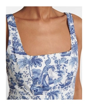 Staud Wells Floral Cotton Minidress
