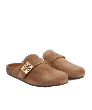 Tory Burch Minimalist Versatile Birkenstock Mules - Brown