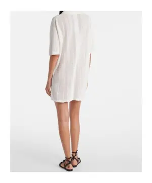 Velvet By Graham & Spencer Mila Cotton Pointelle Minidress