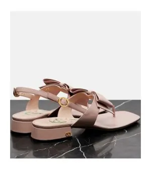 Valentino Garavani Leather Thong Sandals