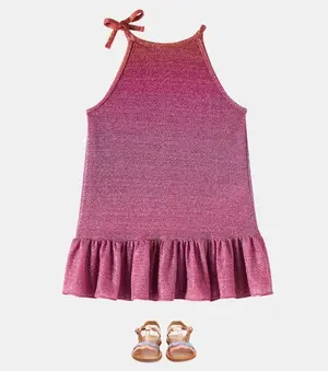 Oseree Lumière Lamé Dress