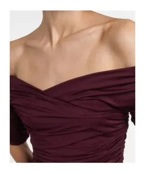 Altuzarra Charlotte Ruched Jersey Maxi Dress